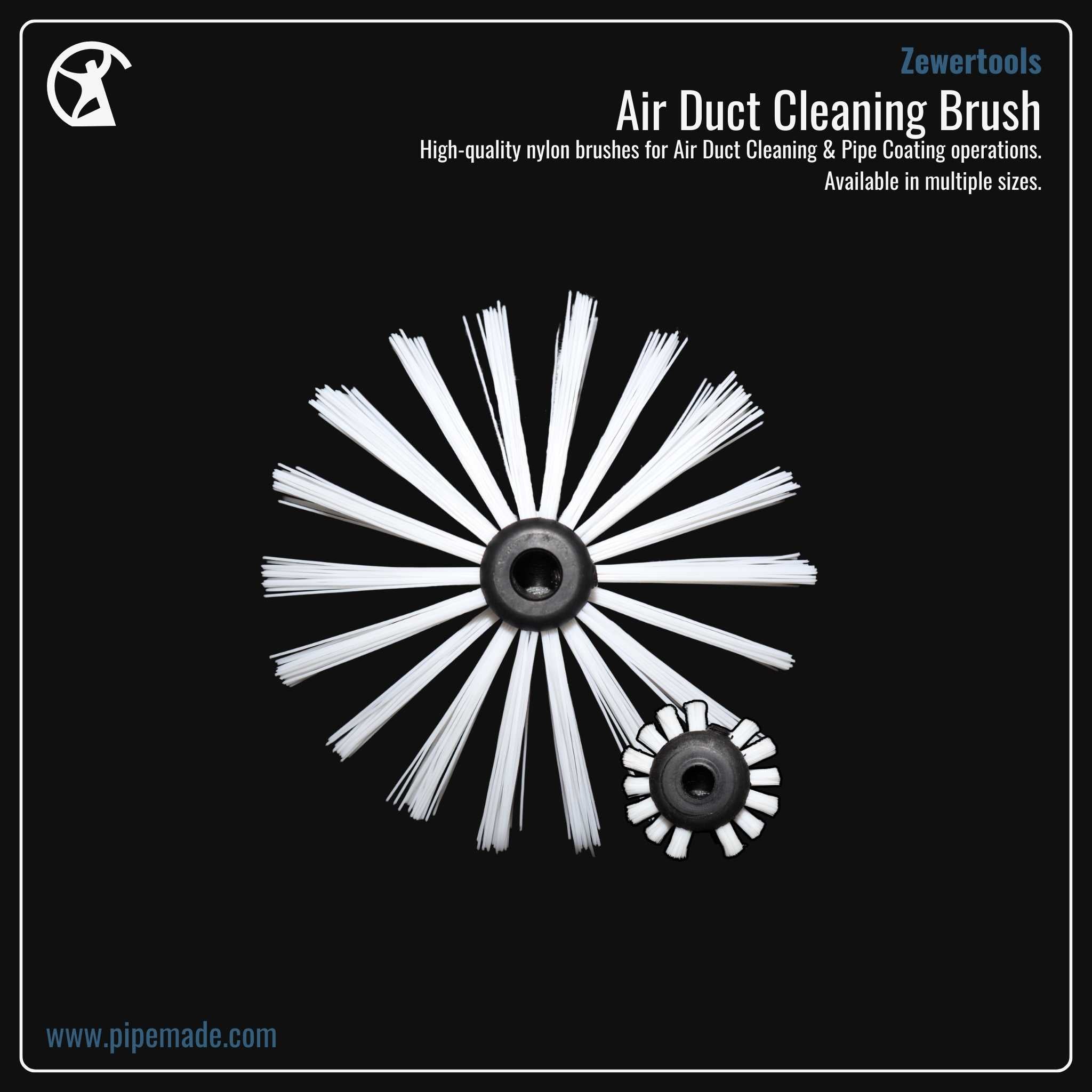 Air Duct Cleaning Brush & Coating Brush | Pipemade.com – Pipemade.com ...