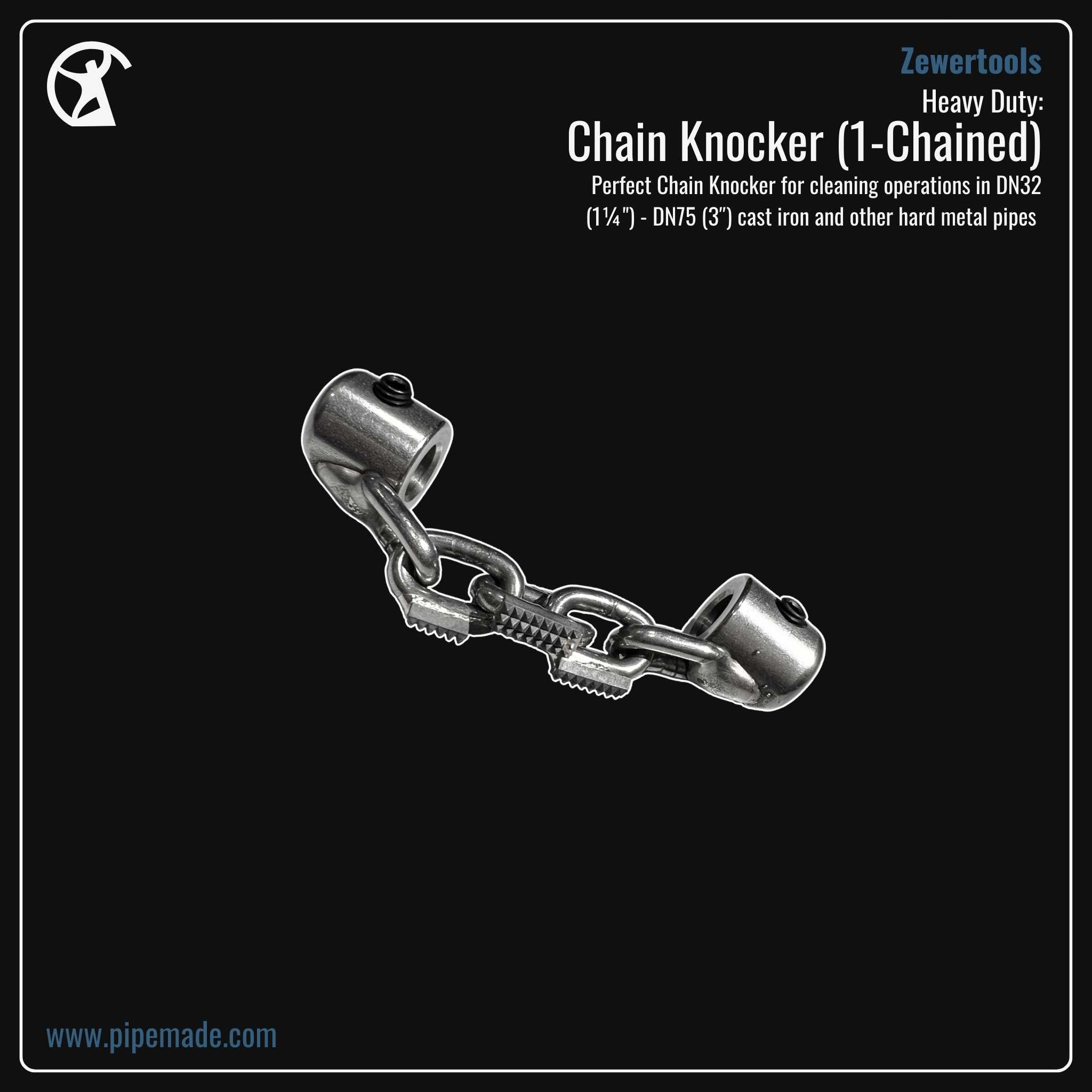 Flexible 1-Chained Knocker for Hard Metal Pipes | Pipemade.com ...