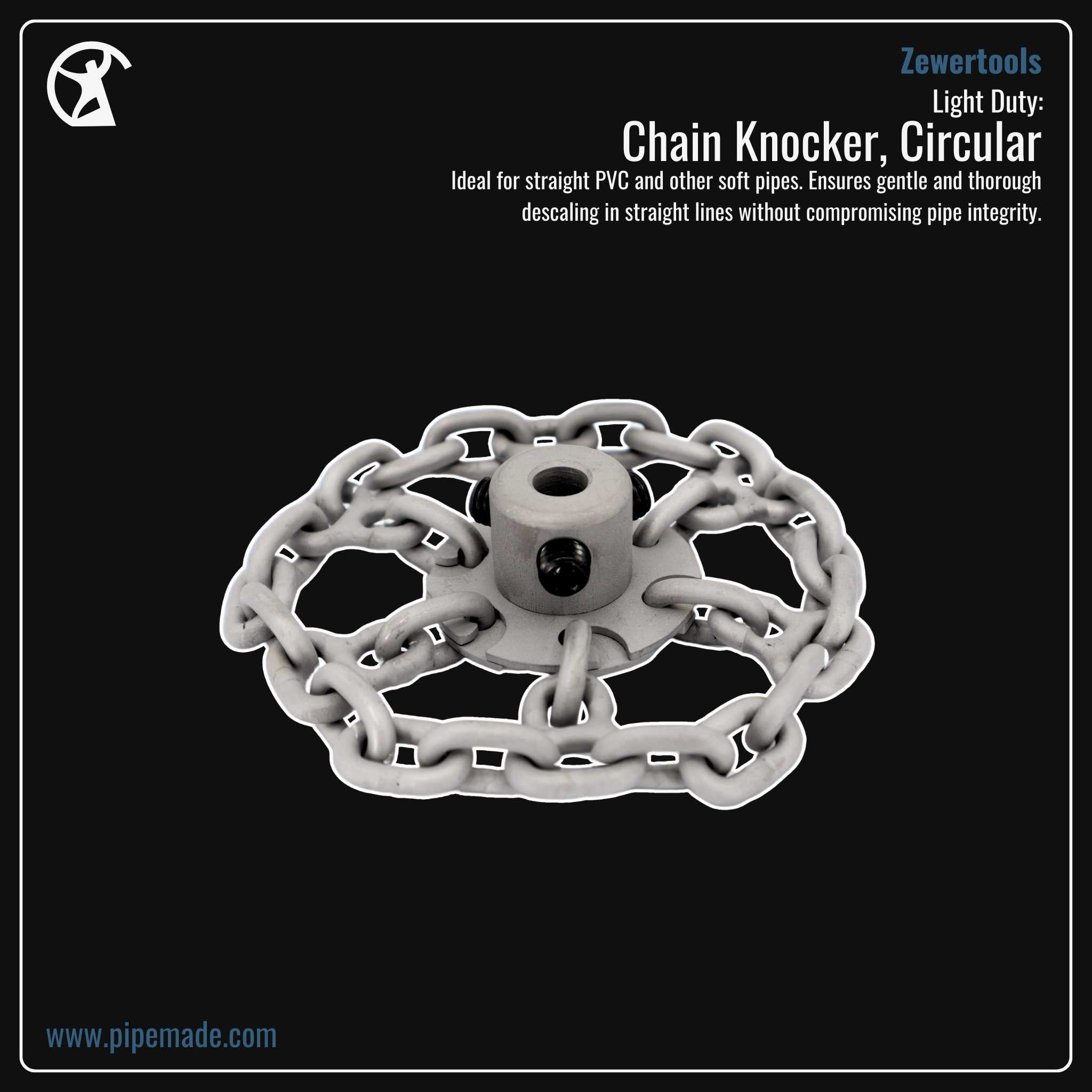 Circular Chain Knocker for PVC Pipes | Pipemade.com – Pipemade.com ...