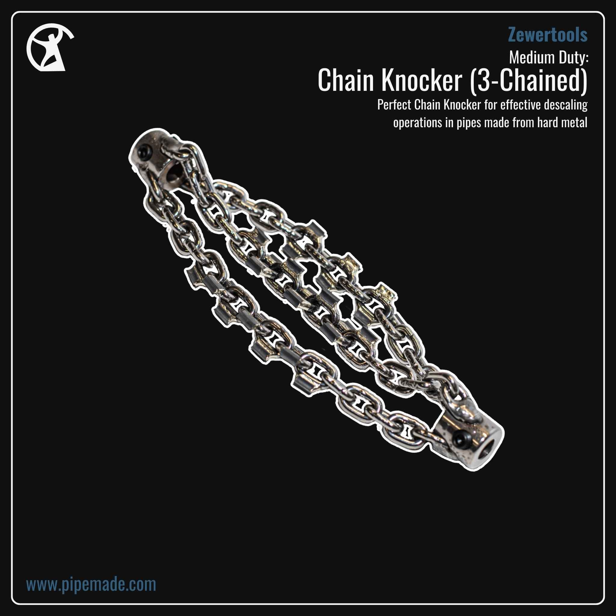 Medium Duty: Chain Knocker (3-Chained) for Aggressive Descaling ...
